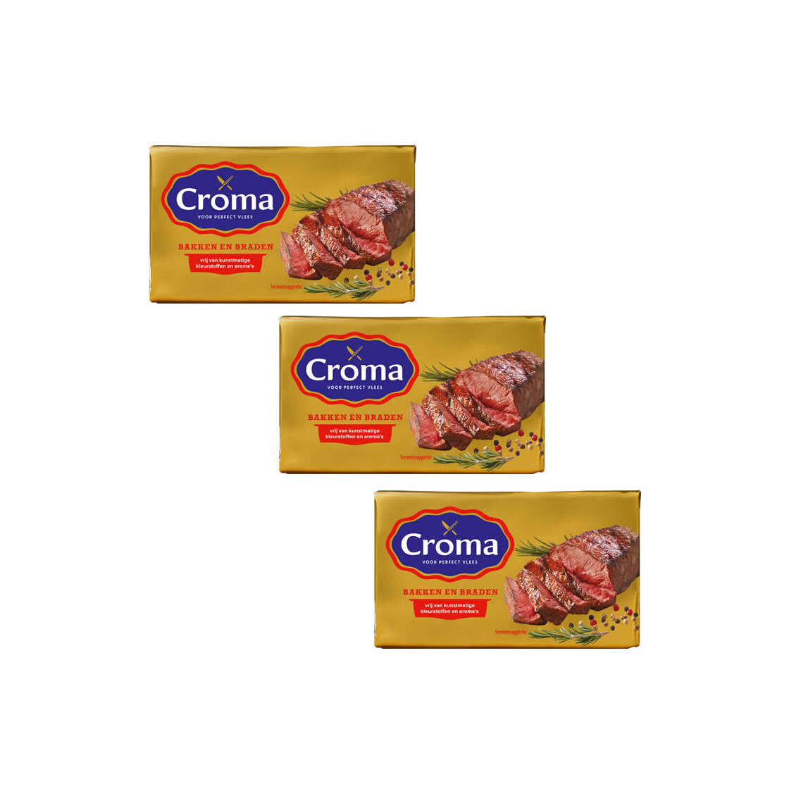 3 x Croma Bakken & Braden 250g