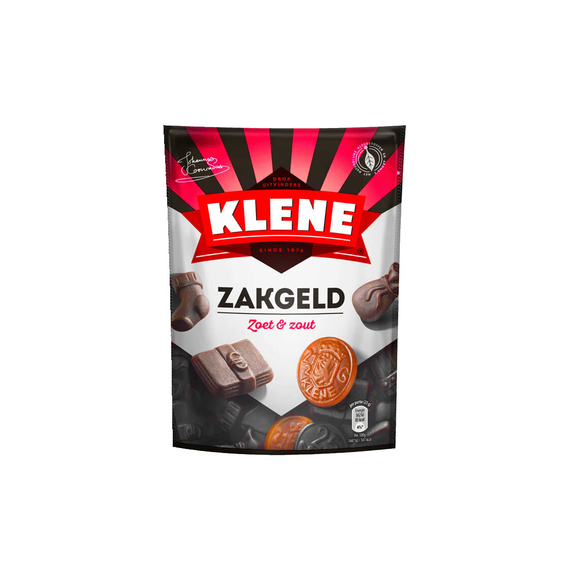 Klene Grof Geld - Light Salted Liquorice - 250g