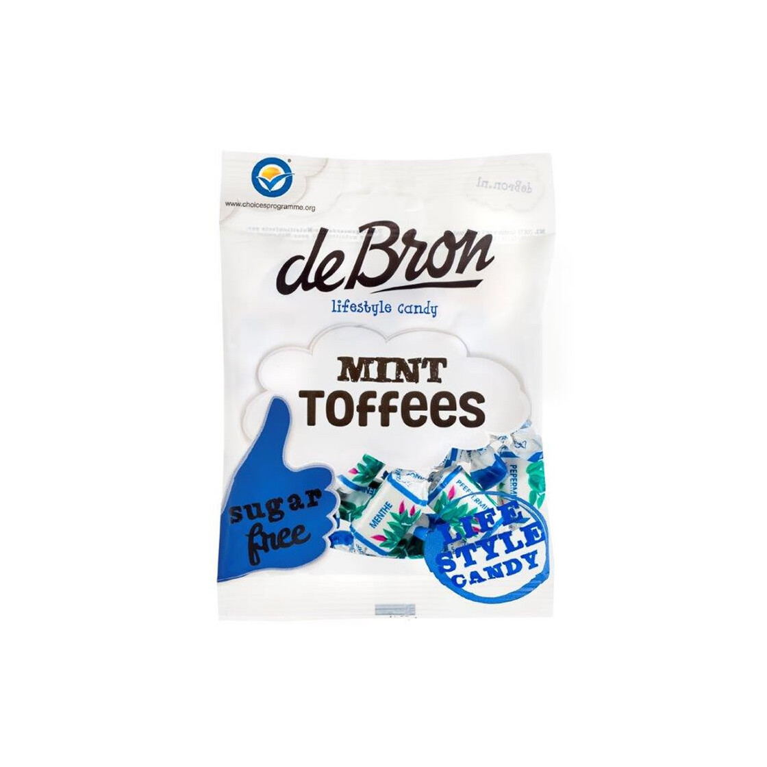 de Bron Mint Toffees Sugar free I Sugarfree Dutch Sweets and Licorice
