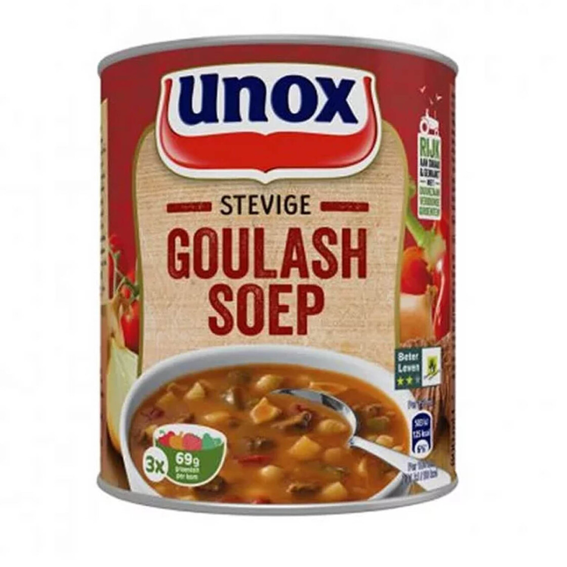 Unox hearty goulash soup from the Netherlands