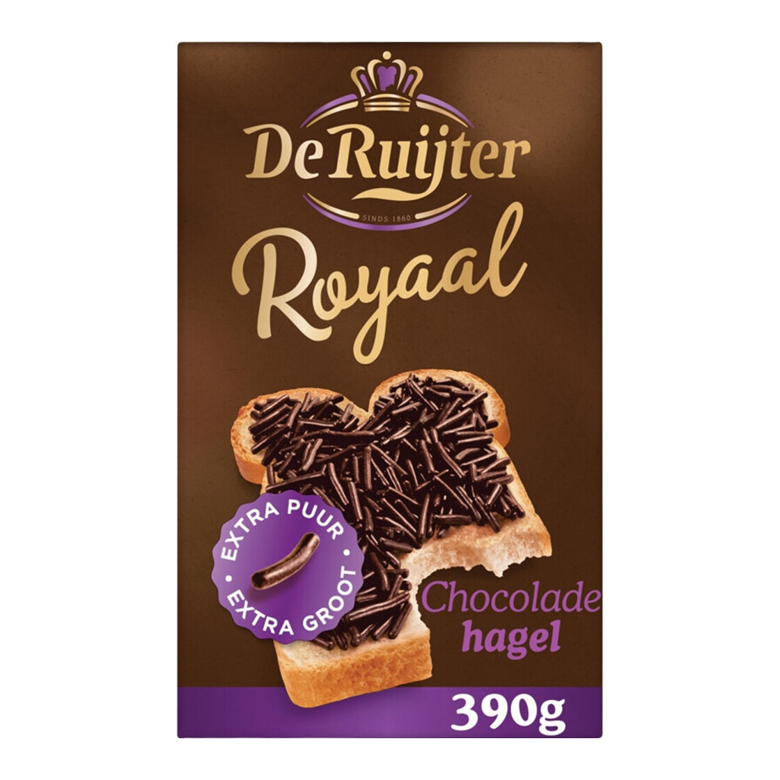 De Ruijter Royale Hagel Extra Puur - Dark Chocolate Sprikels