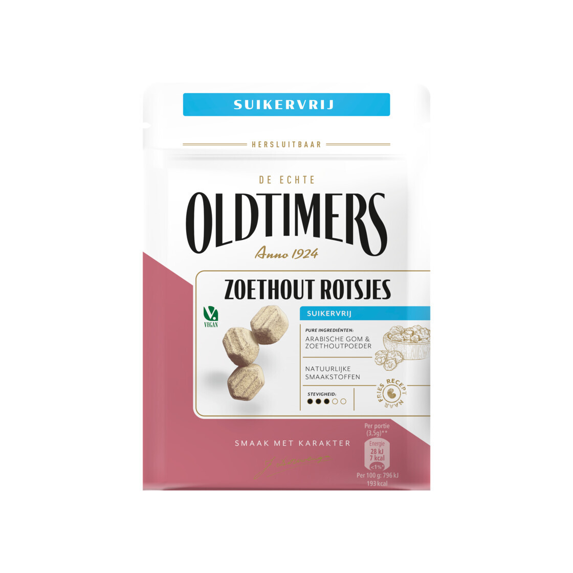 Oldtimers Zoethout Rotsjes sugar free I order online I hollandshop24