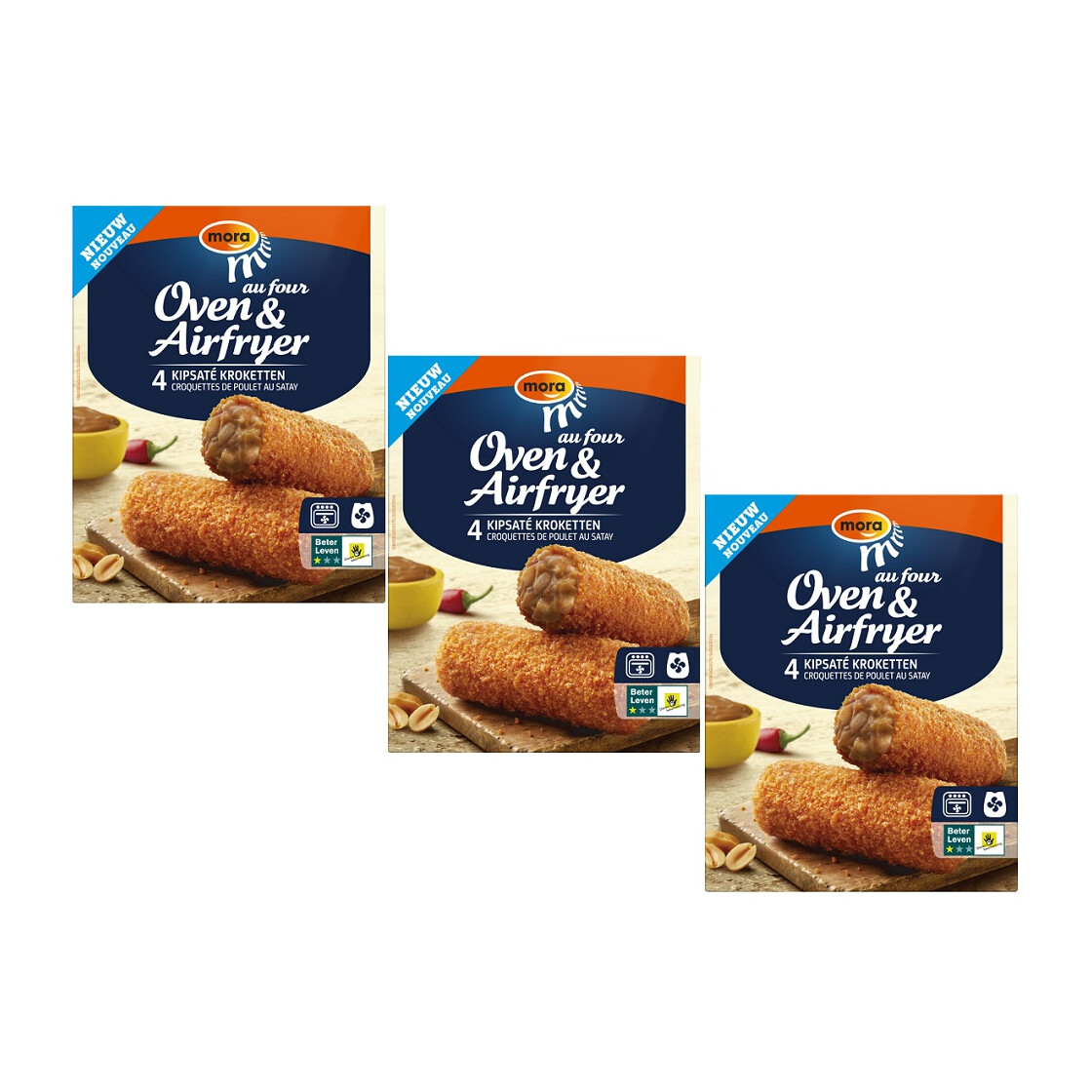 Mora Oven & Airfryer Kipsate Croquettes I buy here I hollandshop24